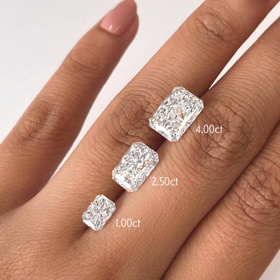 Radiant cut diamond ring price store