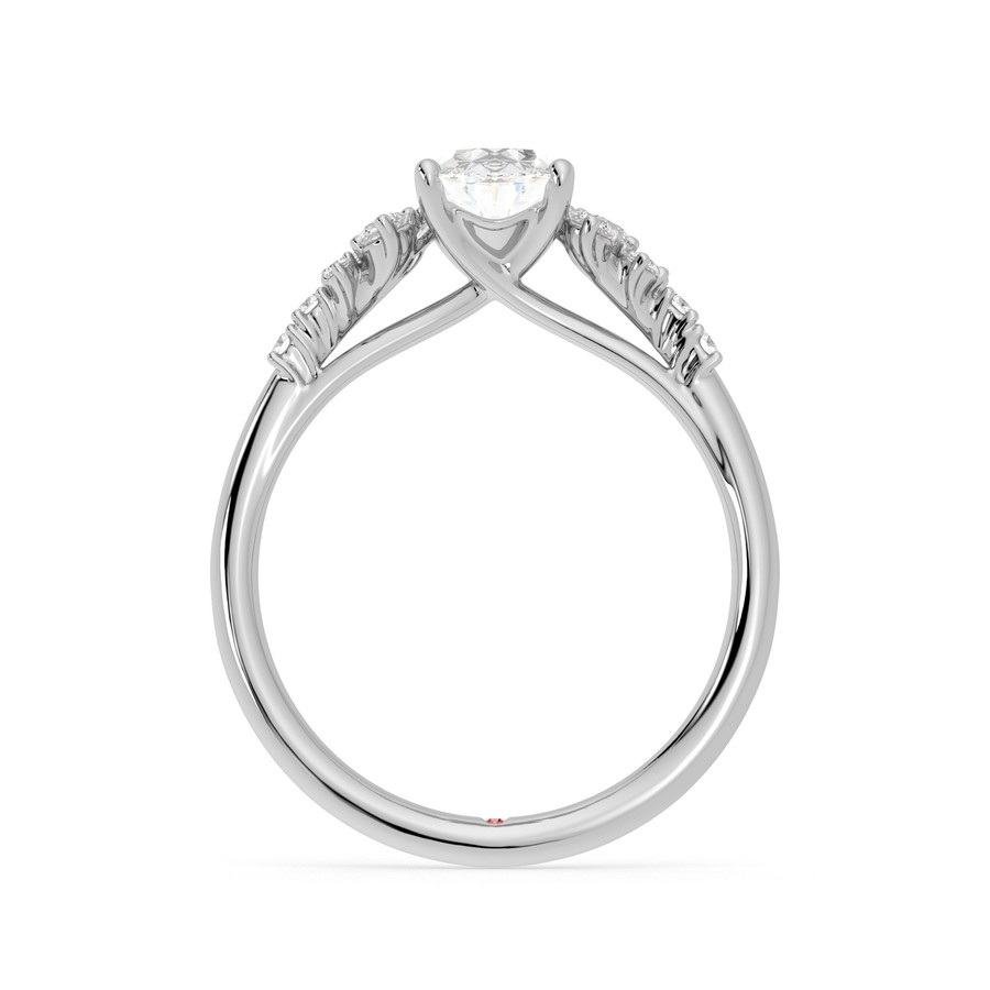 Marula | Oval Cluster Platnum Engagement Ring • Taylor & Hart Marula | Oval Cluster Platnum Engagement Ring • Taylor & Hart