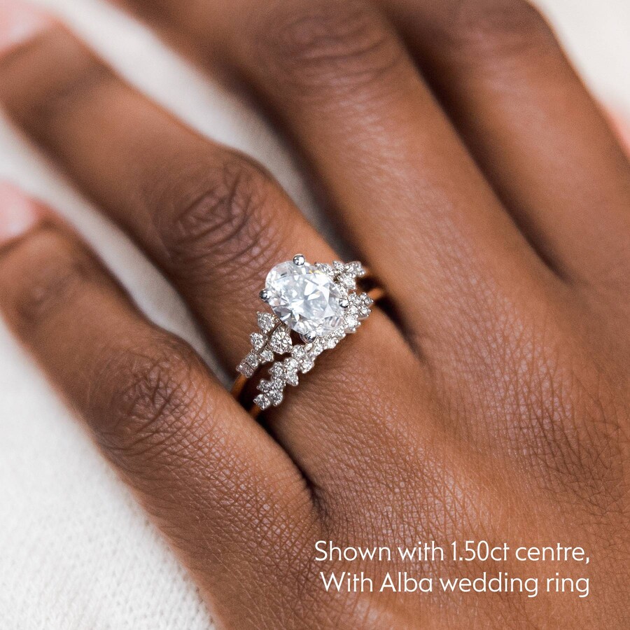 Marula | Oval Cluster Platnum Engagement Ring • Taylor & Hart Marula | Oval Cluster Platnum Engagement Ring • Taylor & Hart
