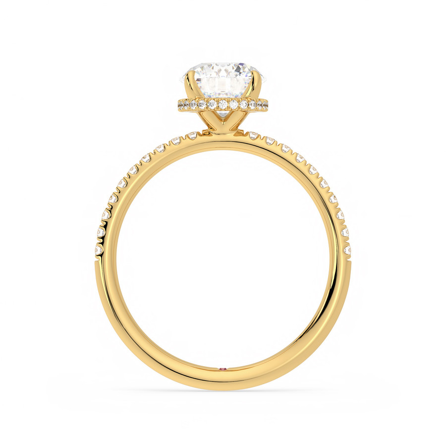 Hidden halo ring store