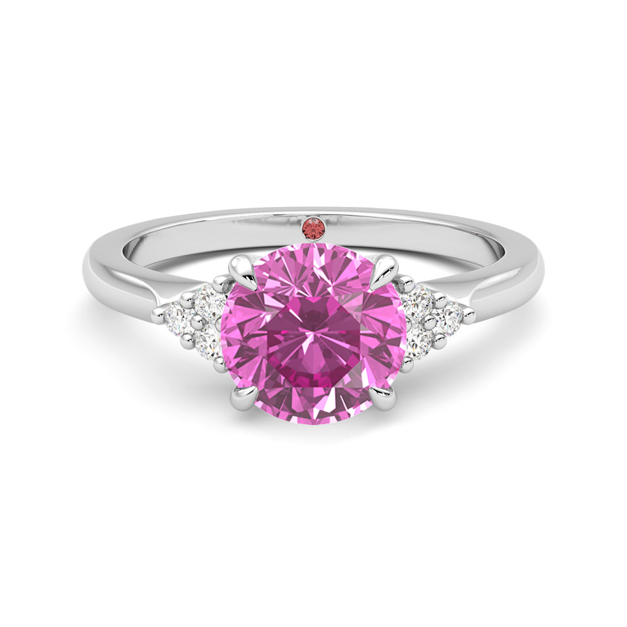 Divinity | Round Cluster Engagement Ring