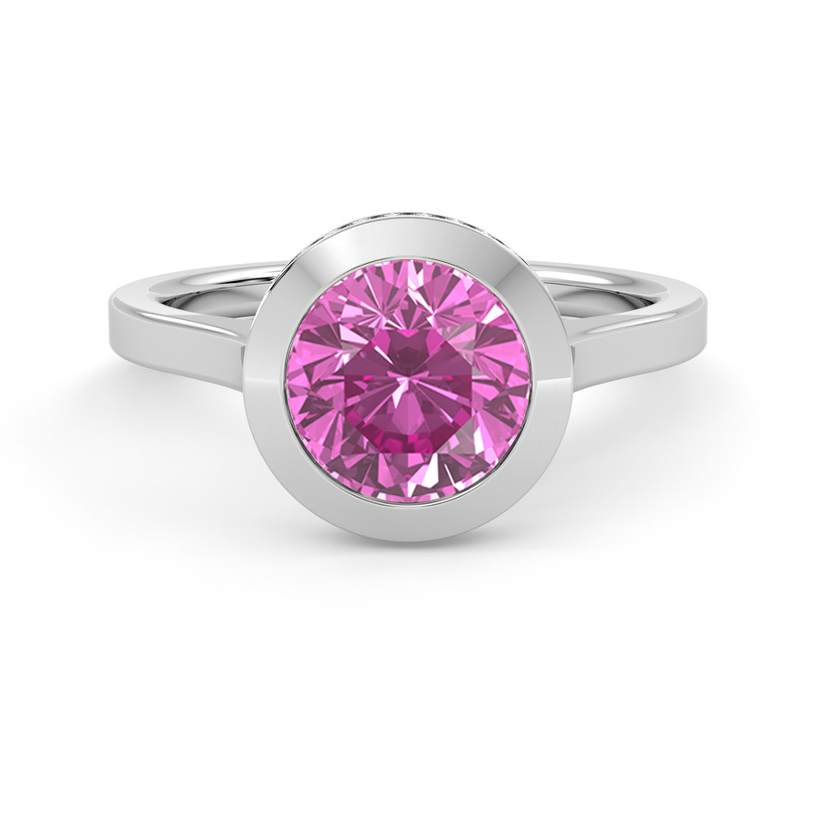 Sirius | 18ct White Gold solitaire style engagement ring | Taylor & Hart