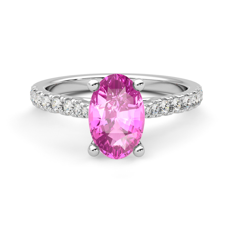 Splendor | Oval Basket Setting Engagement Ring