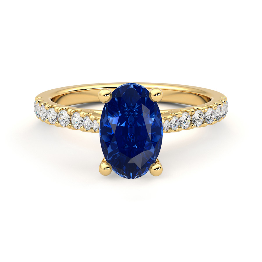 Splendor | Oval Basket Setting Engagement Ring